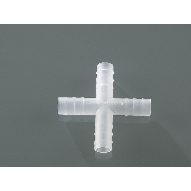 Four-way-connectors PVDF farblos 11 mm
