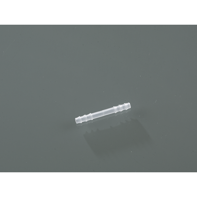 ose tubing connectors, straight, cylindrical nozzles, PVDF farblos 3 mm