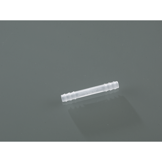 ose tubing connectors, straight, cylindrical nozzles, PVDF farblos 5 mm