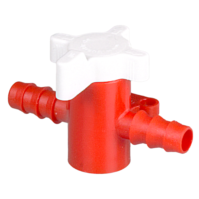 Two-way valves PP/PE rot 7 mm